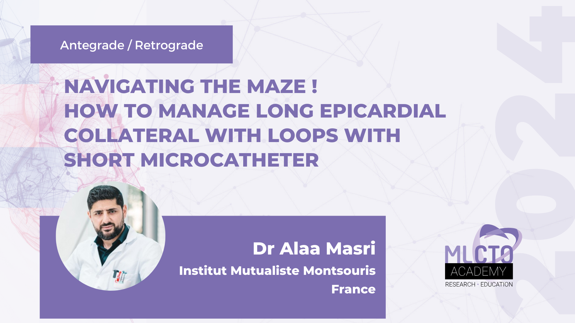 NAVIGATING THE MAZE! HOW TO MANAGE LONG EPICARDIAL COLLATERAL WITH ...